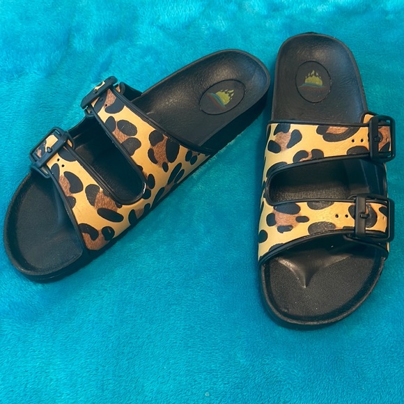 Shoes | Cheetah Print Style Birkenstocks | Poshmark